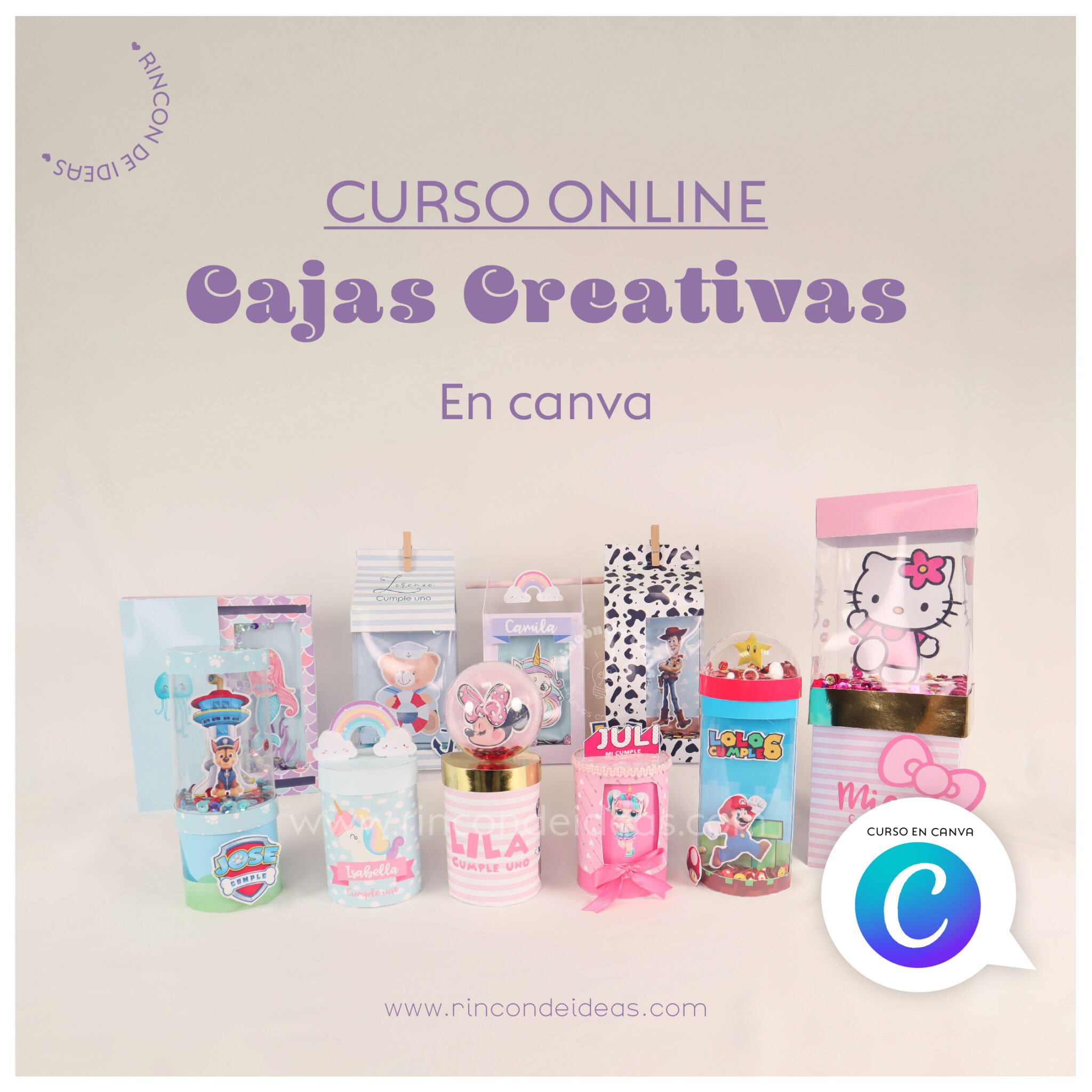 Cajas Creativas en Canva – Rincón de Ideas