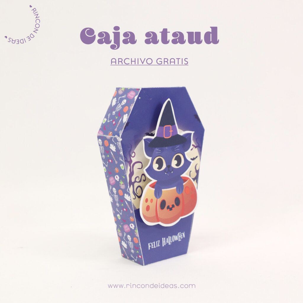 Molde Ataúd Gratis 🎃 – Rincón de Ideas